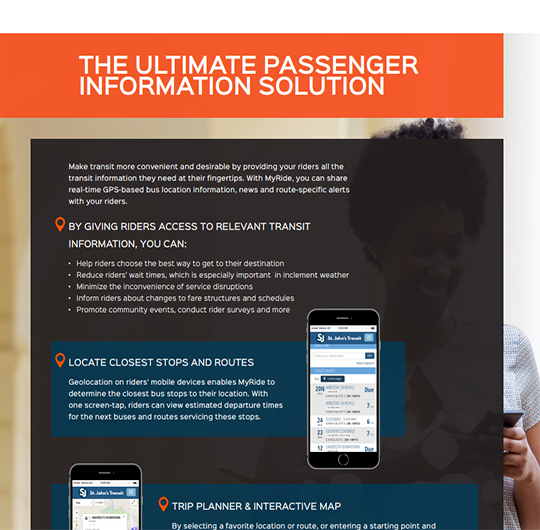 Passenger Information for Public Transit Agencies