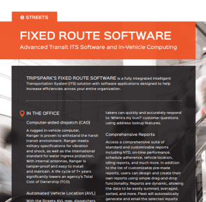 Fixed Route Software | Public Transit Software